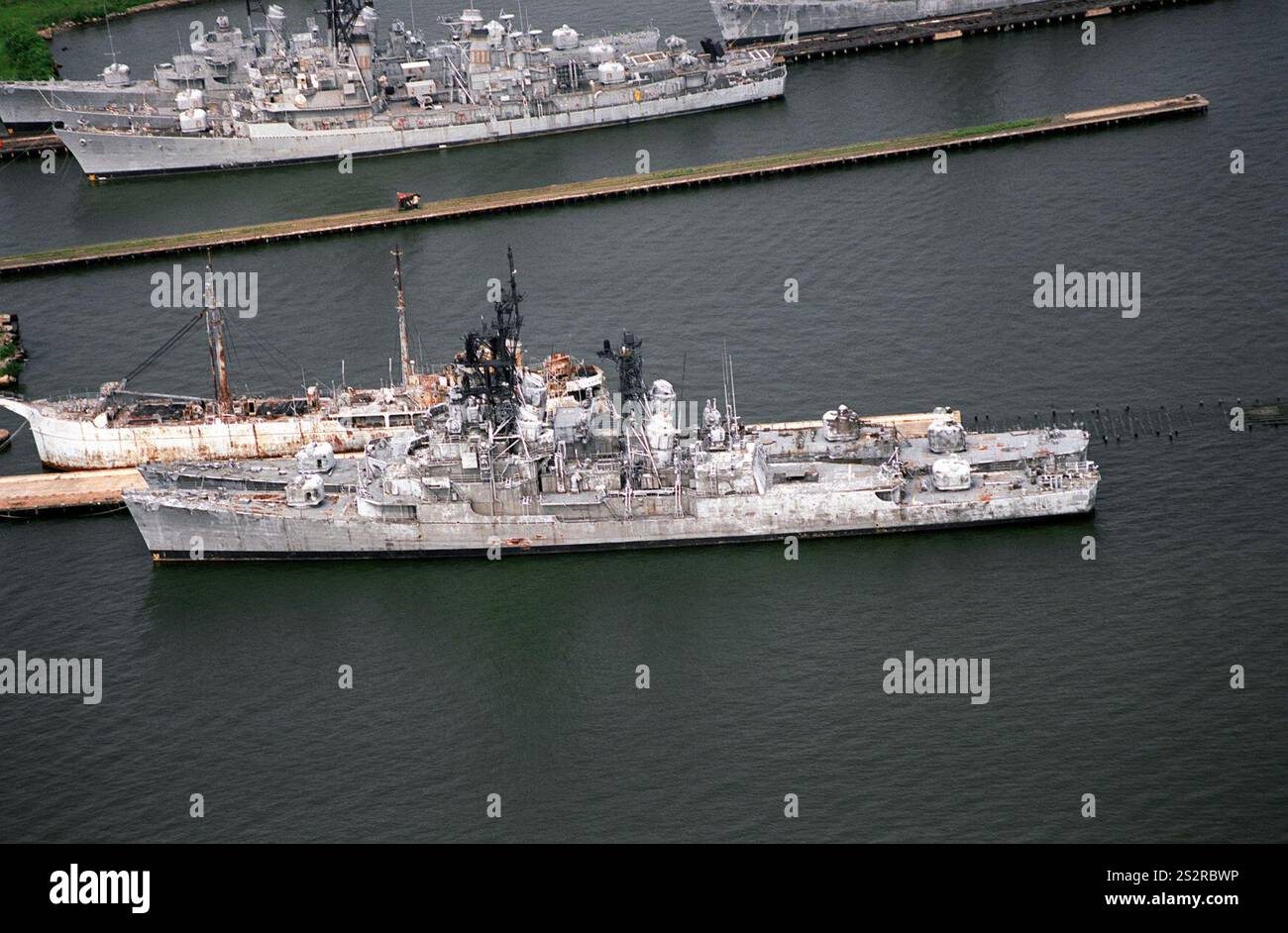Forrest Sherman and Charles F. Adams-class destroyers awaiting ...