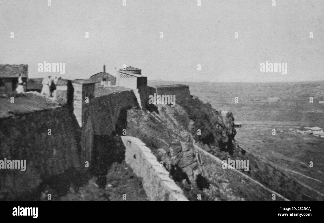 Fort Baldisera (Asmara) overlooking the Hamasien plateau Stock Photo ...