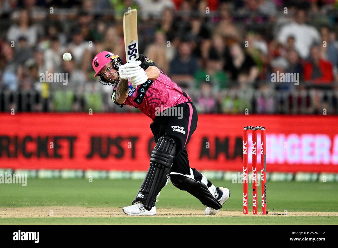 Sydney, Australia. 21st Dec, 2024. Josh Philippe of the Sixers plays a ...