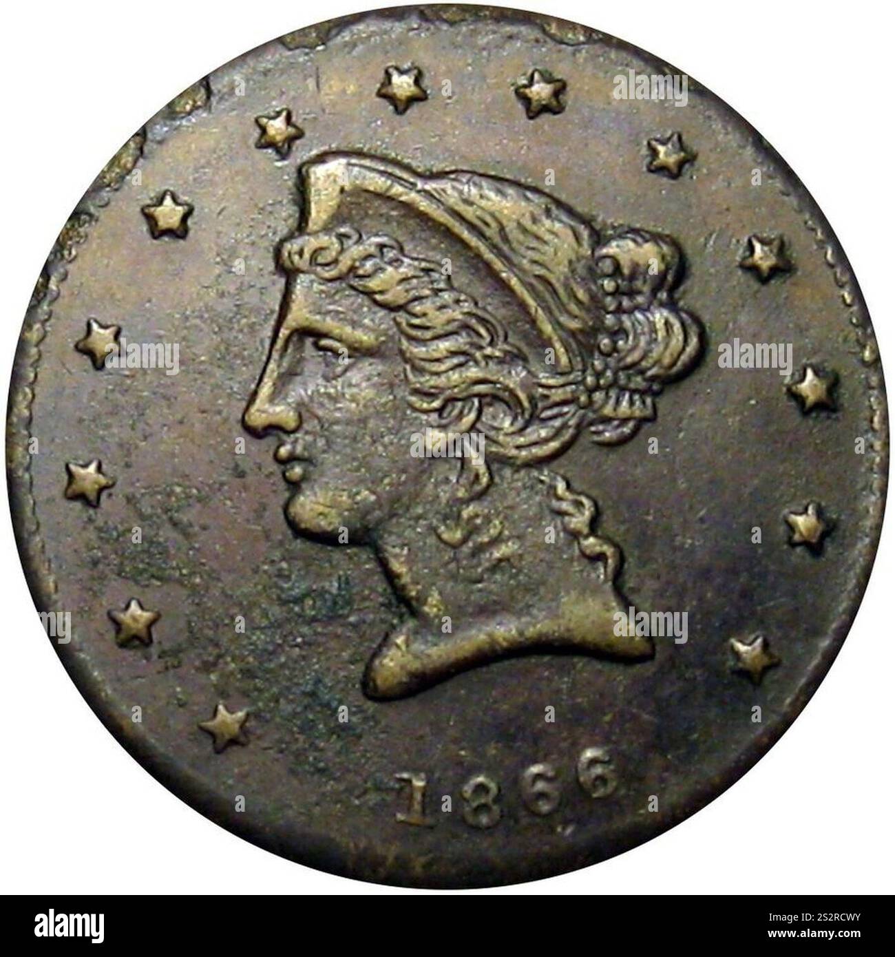 Fort Kearney, Nebraska Territory - Civil War Sutler Token Beall R7 ...