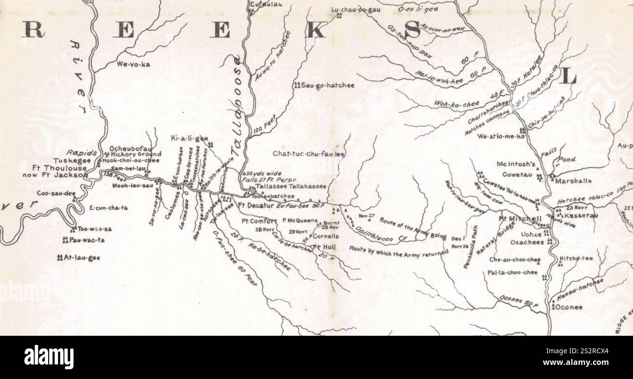 Fort Hull map Stock Photo - Alamy