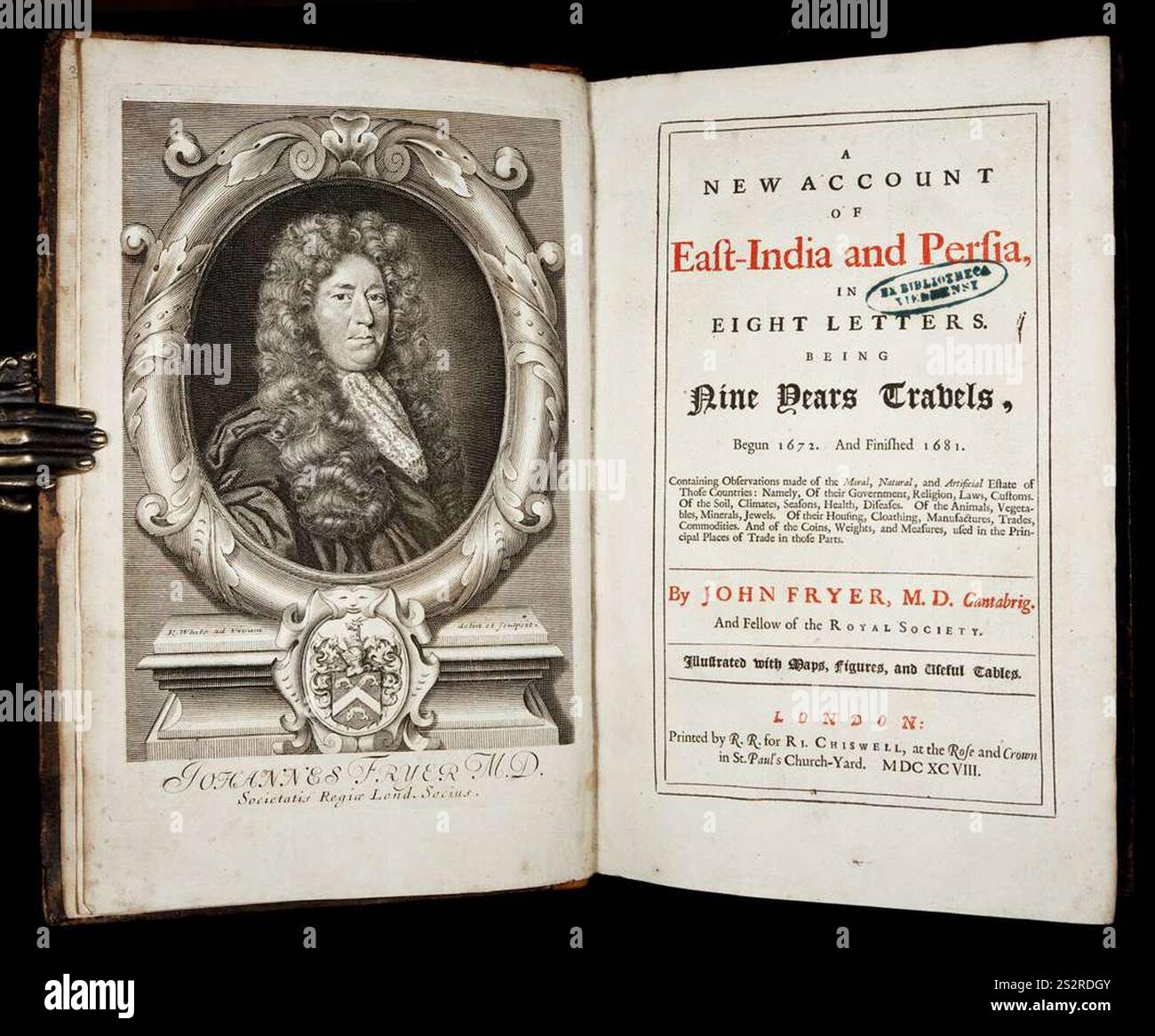 Fort St. George in a copper engraving by John Fryer, London, 1698 the ...