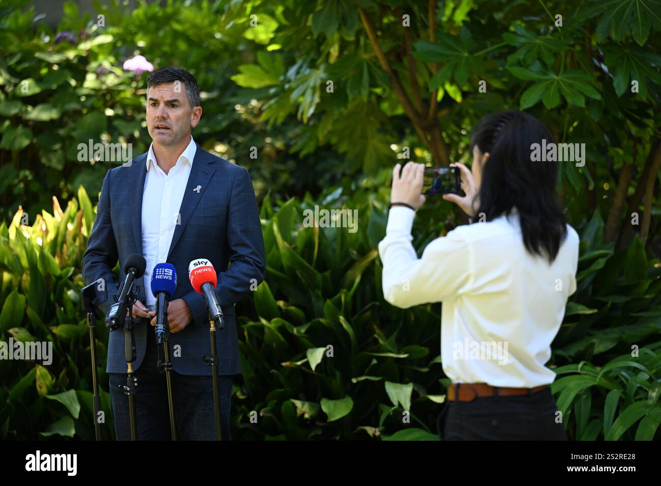 Melbourne, Australia. 03rd Jan, 2025. Victorian Opposition leader Brad ...