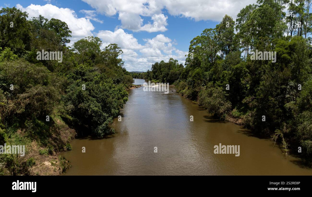 Gympie, Australia. 06th Jan, 2025. A view of Mary River in Gympie ...