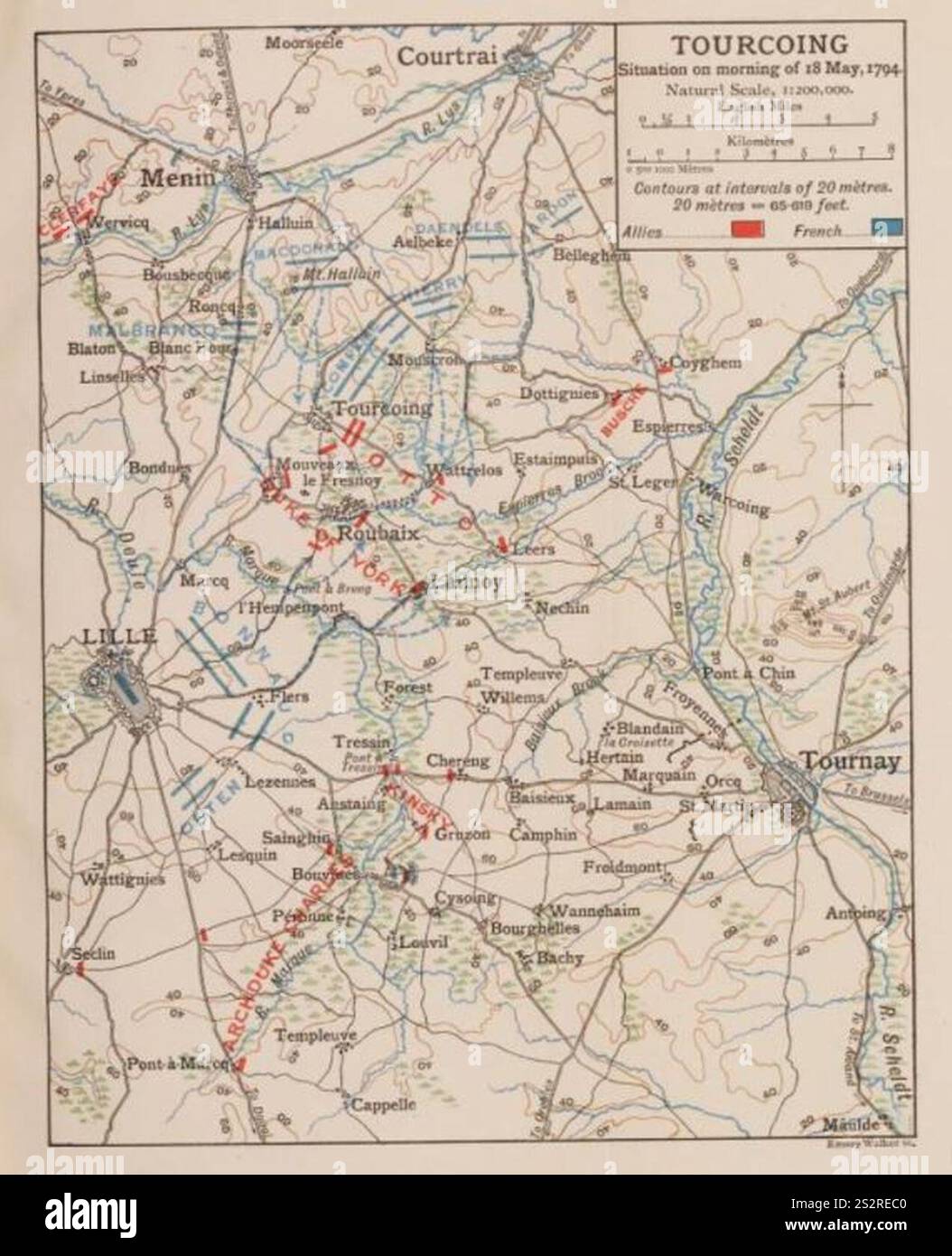 Tourcoing map hi-res stock photography and images - Alamy