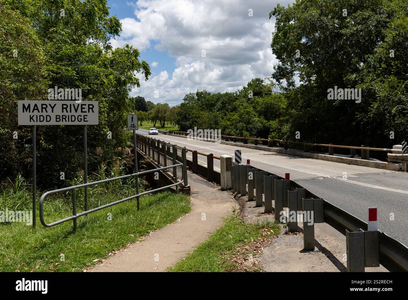 Gympie, Australia. 06th Jan, 2025. A view of Kidd Bridge in Gympie ...