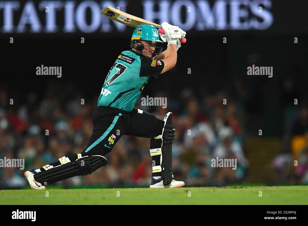Brisbane, Australia. 22nd Dec, 2024. Max Bryant of the Heat plays a ...