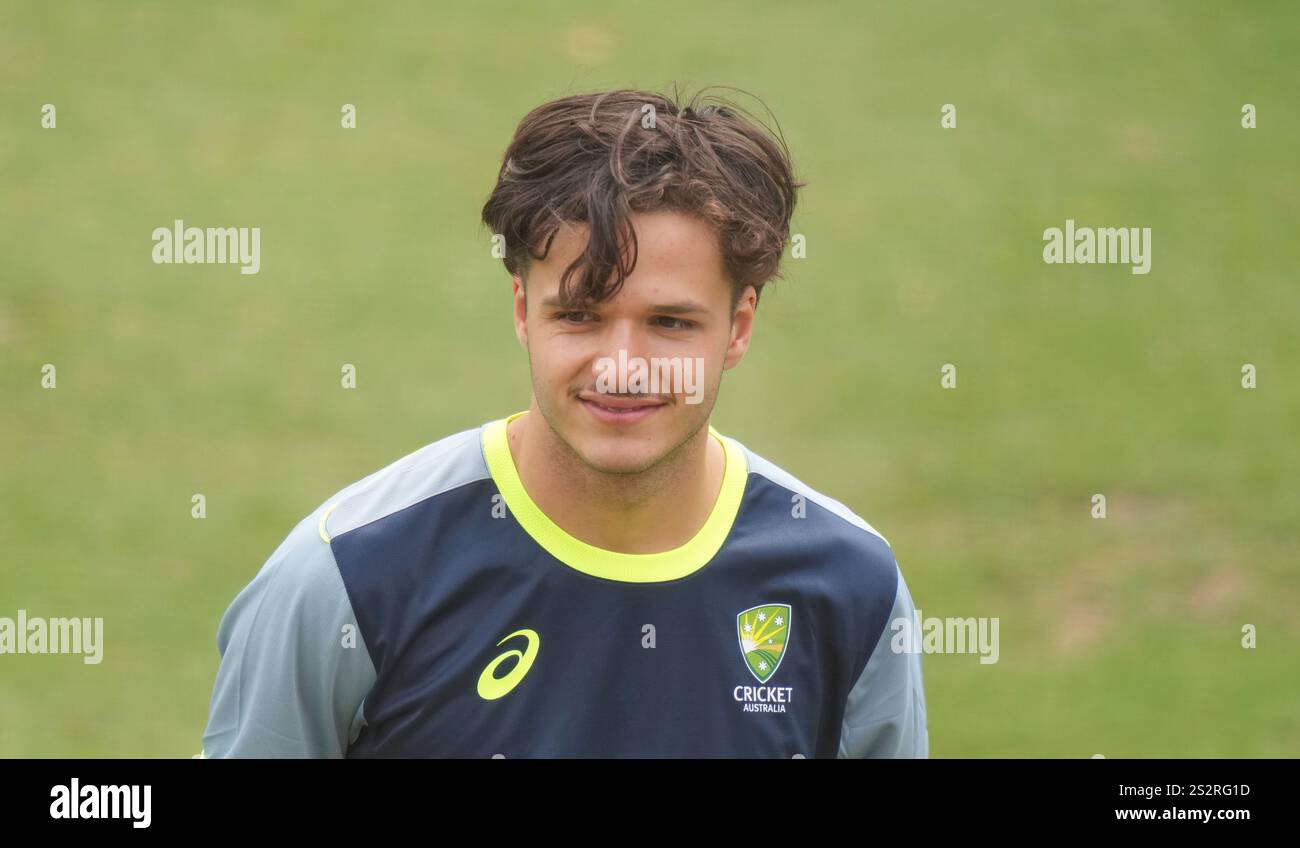 Melbourne, Australia. 23rd Dec, 2024. Sam Konstas of Australia looks on ...