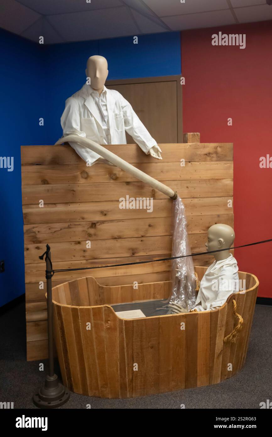 St. Joseph, Missouri - The Glore Psychiatric Museum. An exhibit of ...