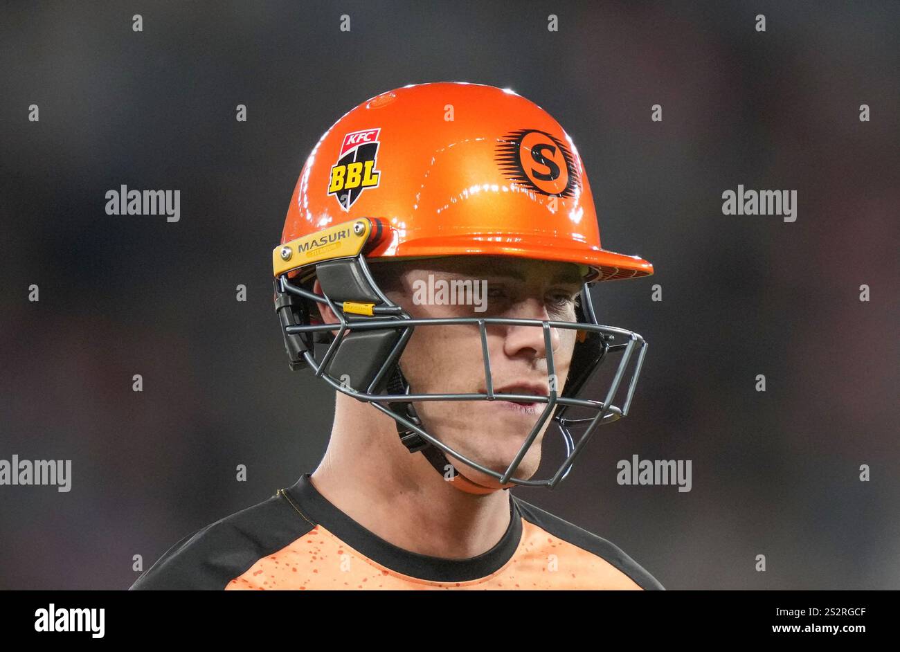 Finn Allen of the Scorchers during the Big Bash League match between ...