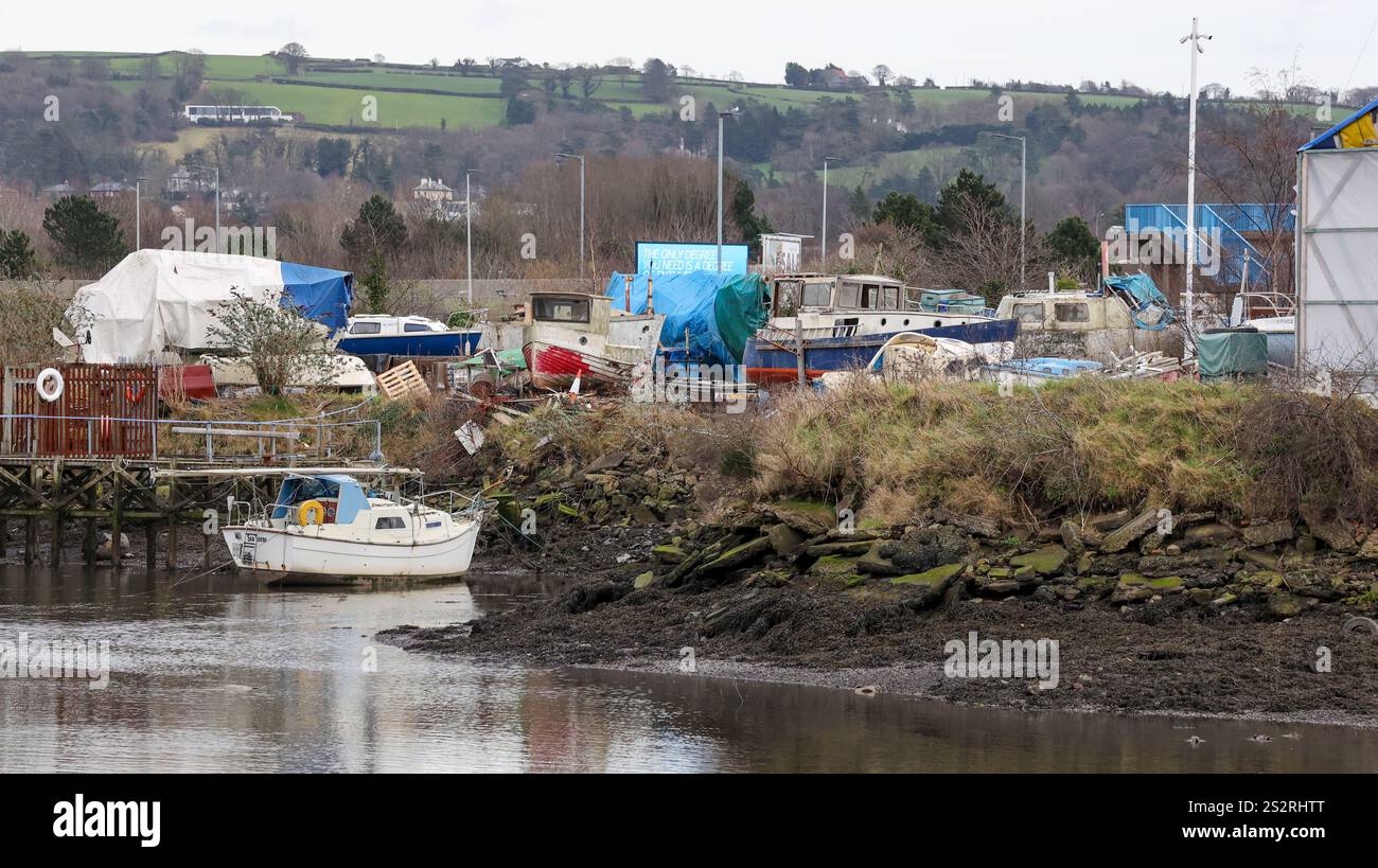 Yacht club formed belfast shipyard hi-res stock photography and images ...