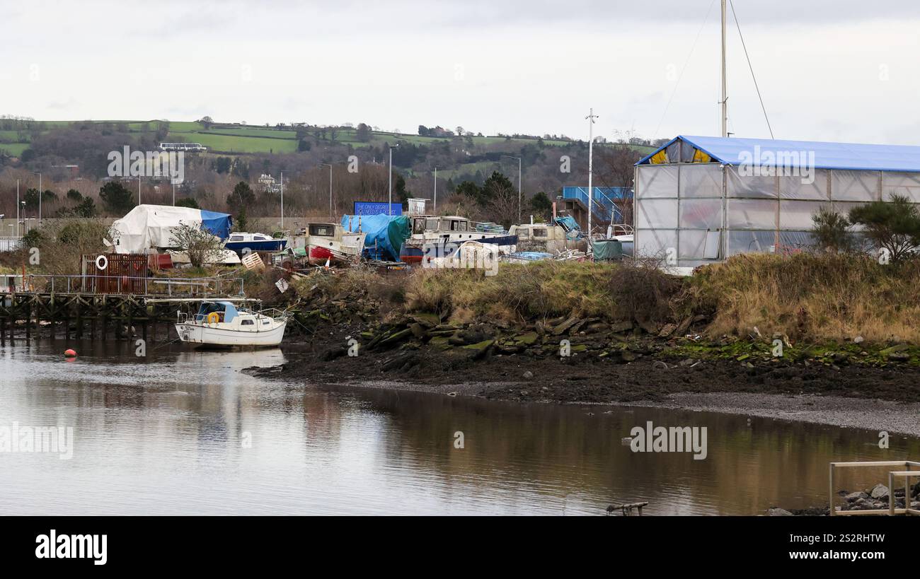 Yacht club formed belfast shipyard hi-res stock photography and images ...