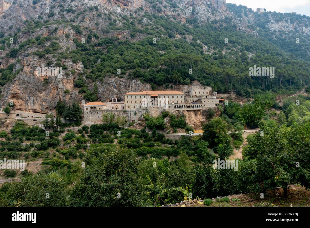 Monastery of Qozhaya, Lebanon. Near Bsharri. Kadisha valley. Qadisha ...