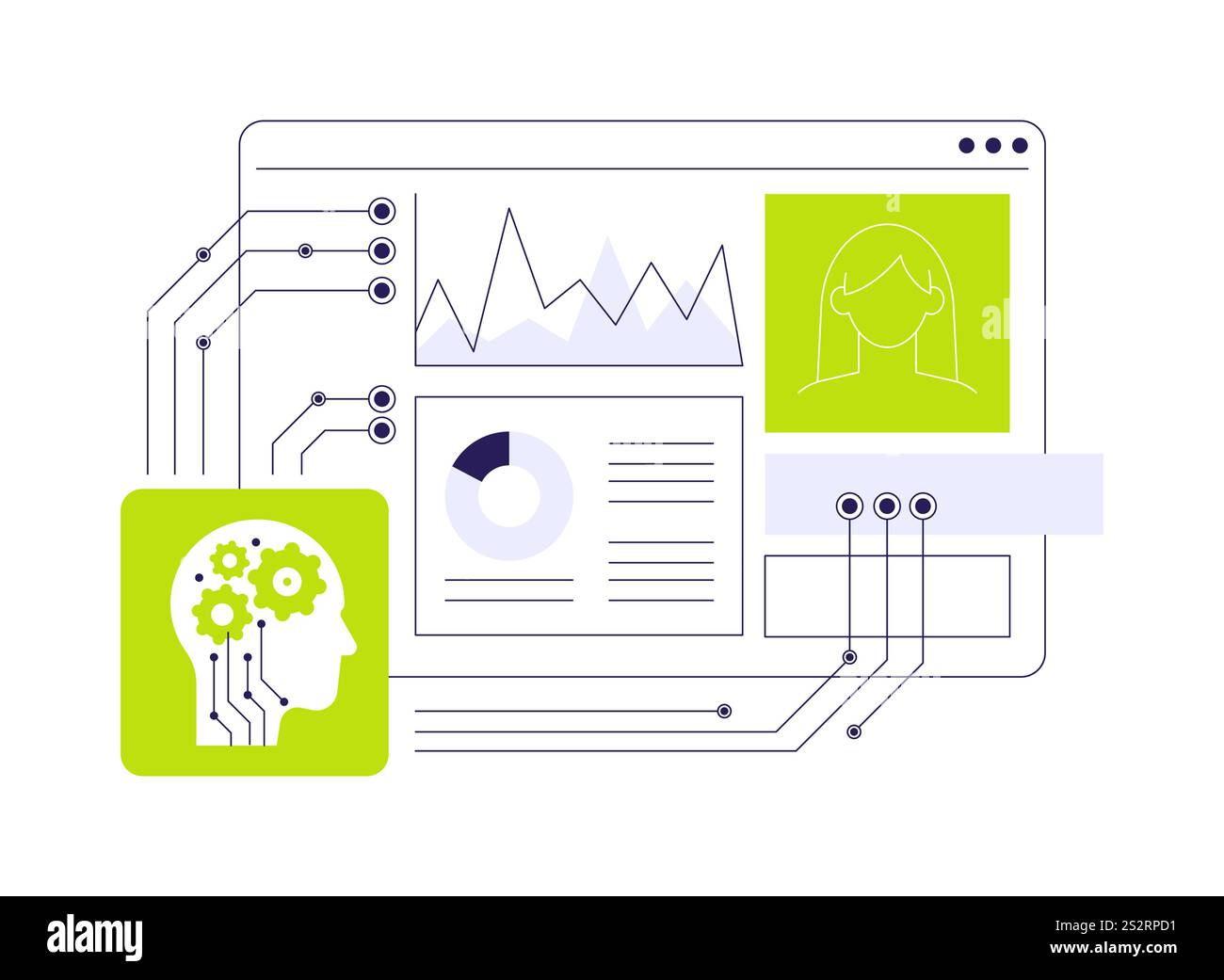 AI-Optimized HR Data Analytics abstract concept vector illustration ...