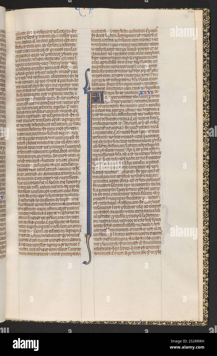 Fourteen leaves from a mid-13th-century Bible, Paris, illuminations ...