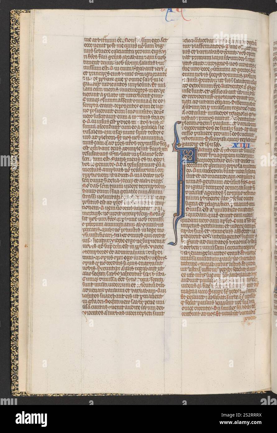 Fourteen leaves from a mid-13th-century Bible, Paris, illuminations ...