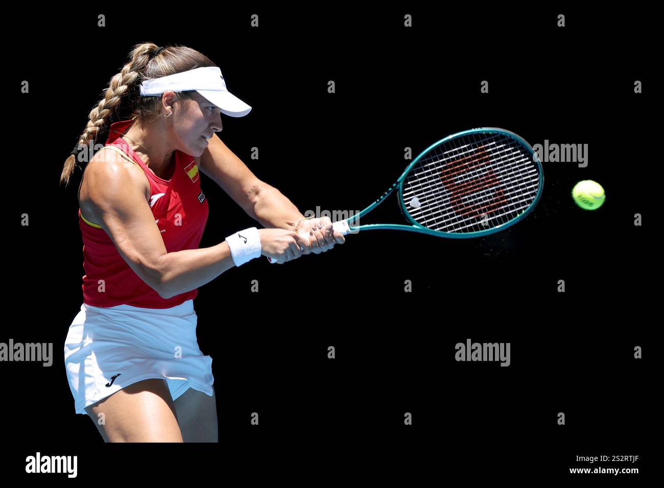 Perth, Australia. 27th Dec, 2024. Jessica Bouzas Maneiro of Spain in ...