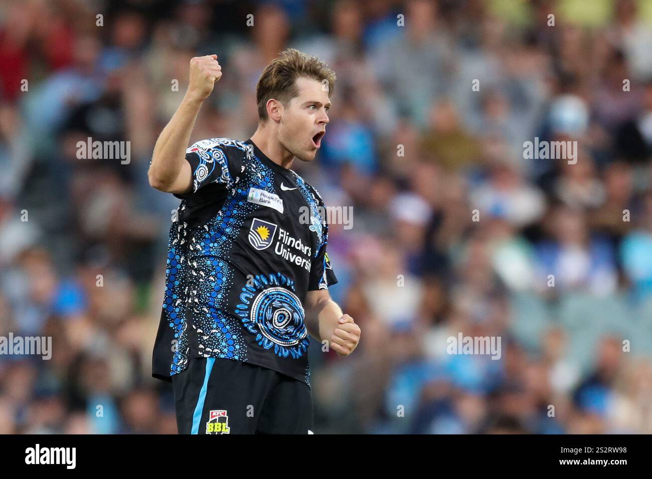 Adelaide, Australia. 27th Dec, 2024. Liam Scott of the Strikers ...