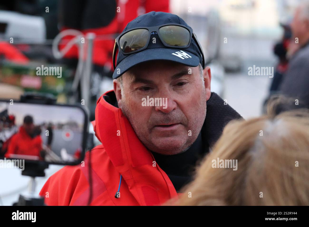 Hobart, Australia. 27th Dec, 2024. Skipper of Celestial V70, Sam Haynes ...