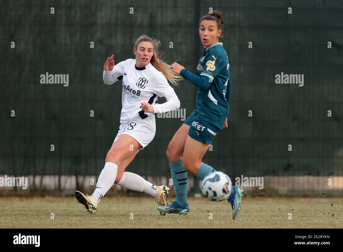 Cislago, Italy. 4th Jan, 2025. Carla Giaino of Olympique De Marseille ...