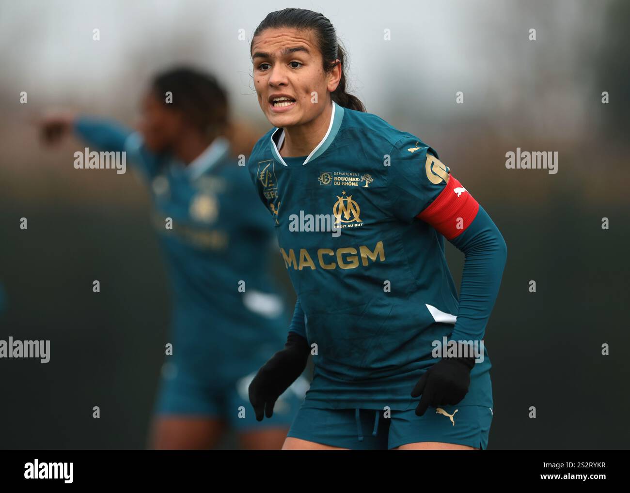 Cislago, Italy. 4th Jan, 2025. Roselene Khezami of Olympique De ...
