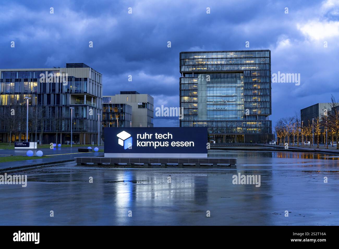 The Ruhr Tech Campus Essen, formerly the Thyssenkrupp Campus, headquarters of Thyssenkrupp ...