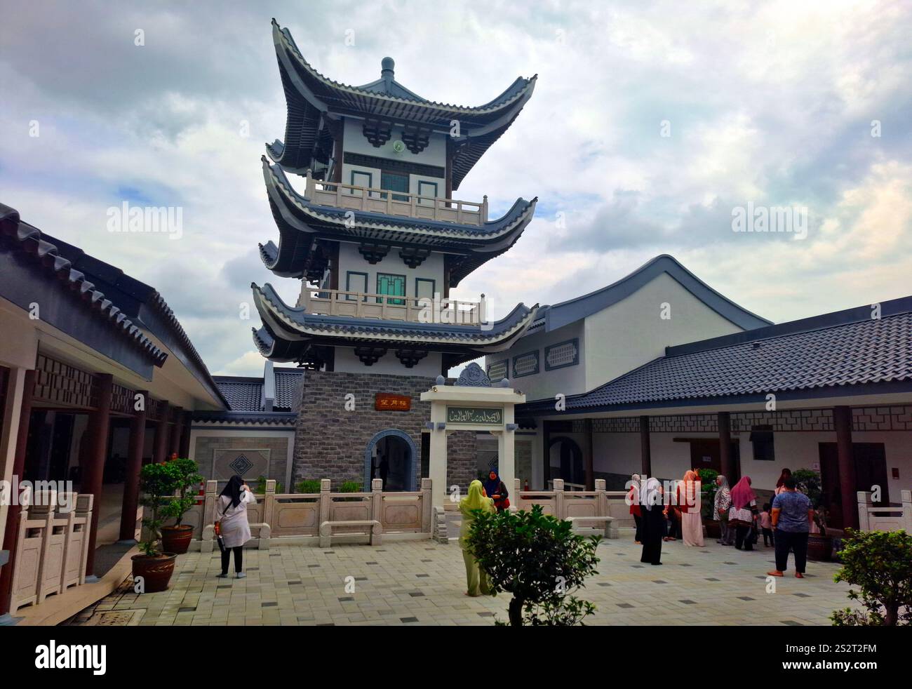 SELANGOR, MALAYSIA - 25th December 2024: Exterior view of Masjid Jamek ...