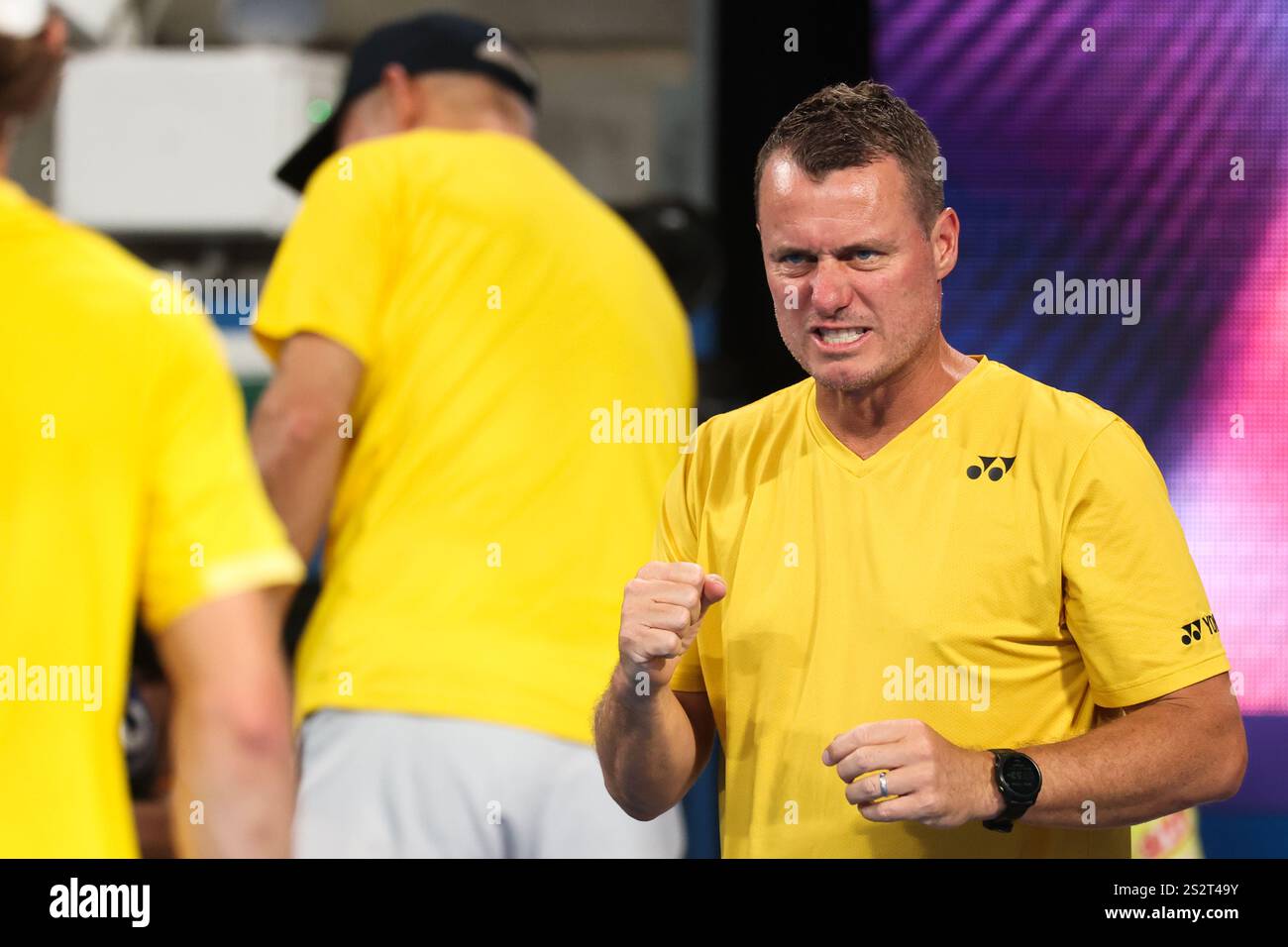 Sydney, Australia. 28th Dec, 2024. Australian captain Lleyton Hewitt ...