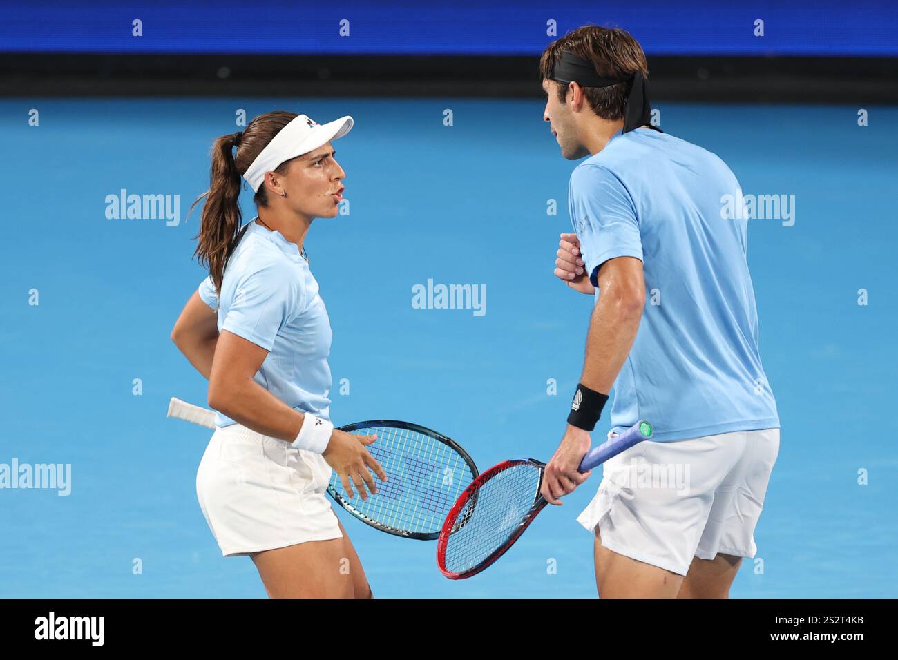 Maria Lourdes Carle and Tomas Martin Etcheverry of Team Argentina ...