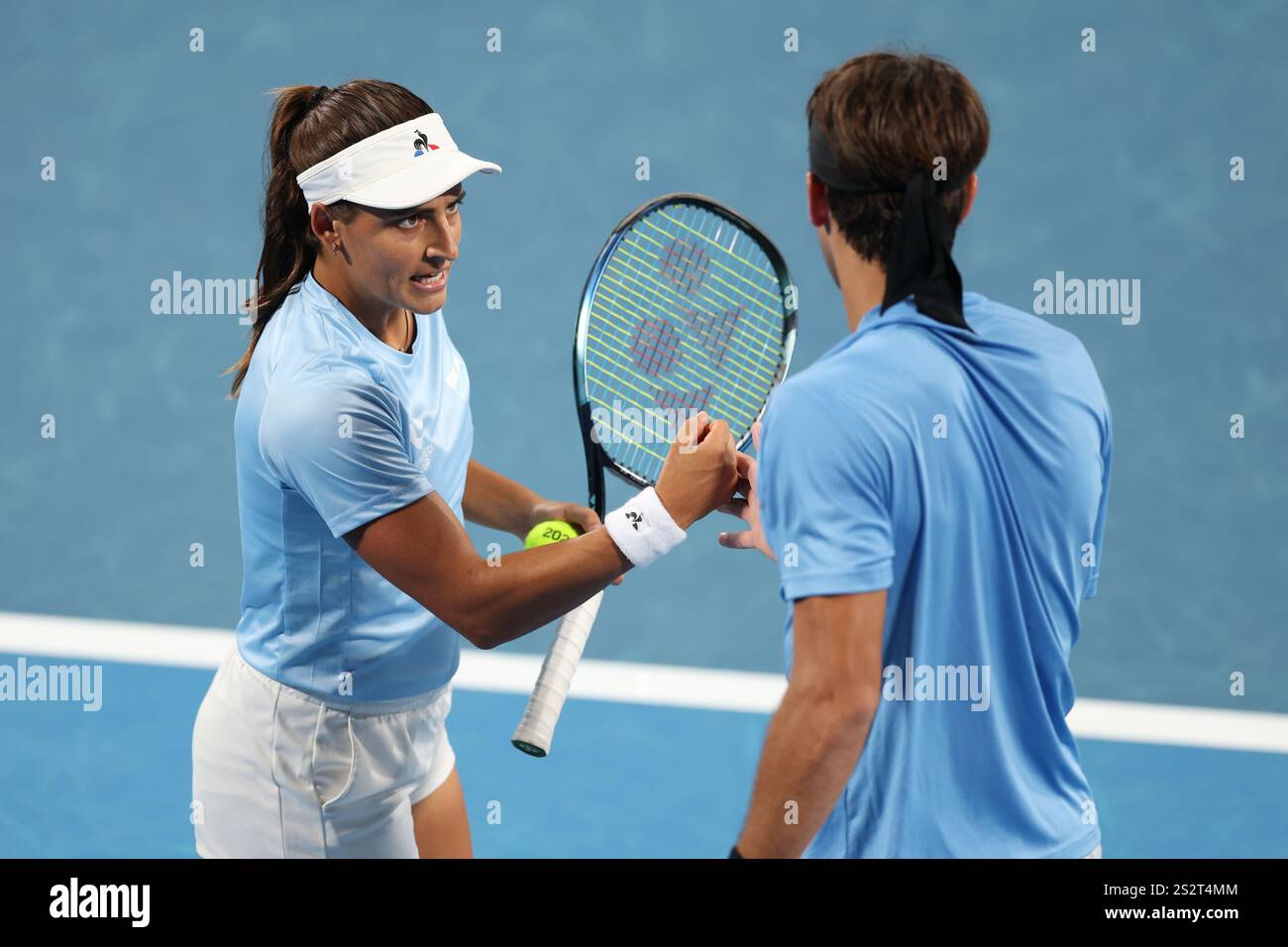 Sydney, Australia. 28th Dec, 2024. Maria Lourdes Carle and Tomas Martin ...