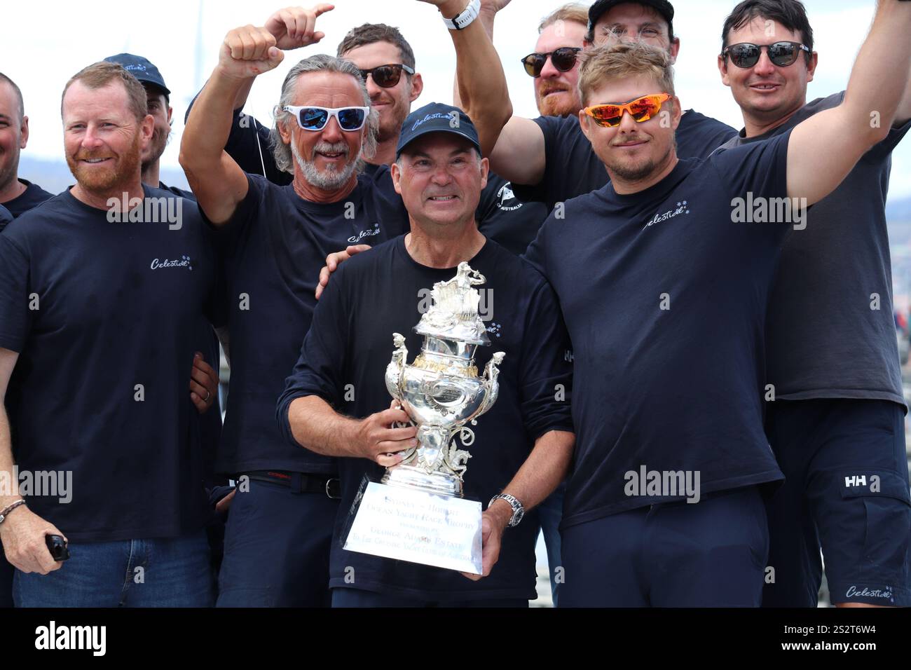 Hobart, Australia. 29th Dec, 2024. Skipper of Celestial V70, Sam Haynes ...