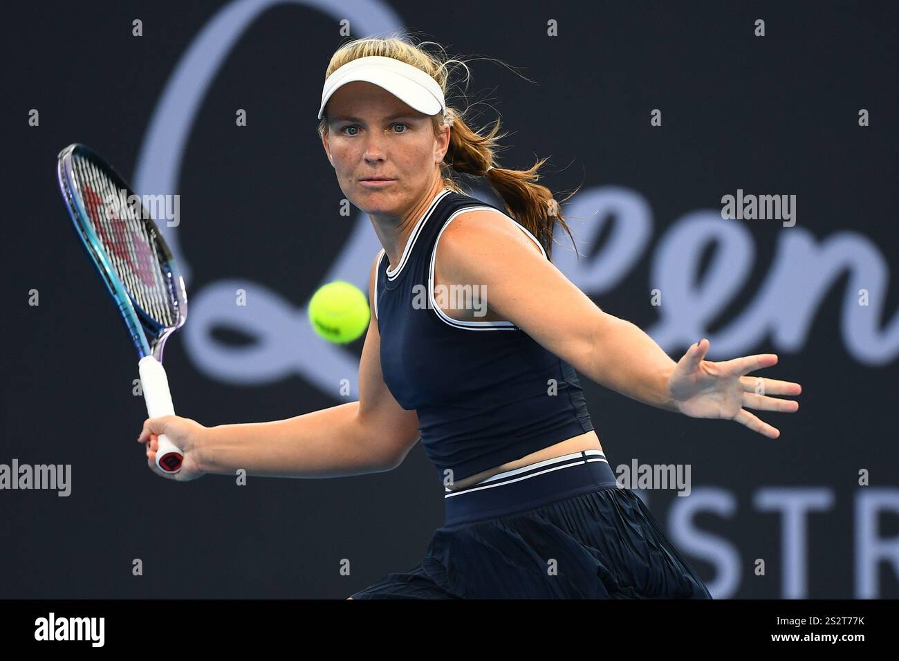 Brisbane, Australia. 29th Dec, 2024. Maddison Inglis of Australia plays ...