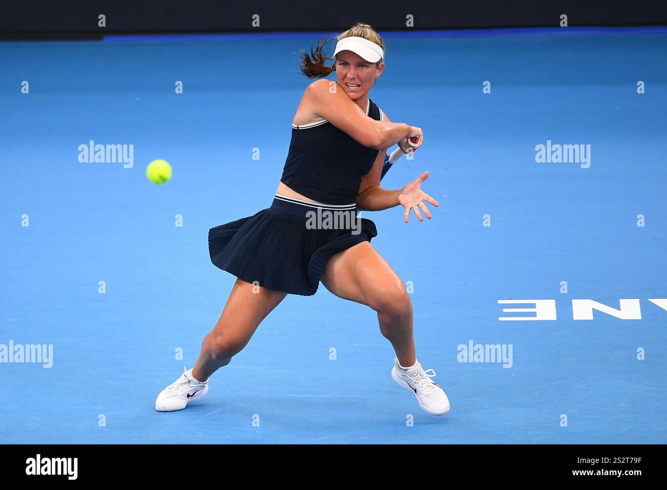 Brisbane, Australia. 29th Dec, 2024. Maddison Inglis of Australia plays ...