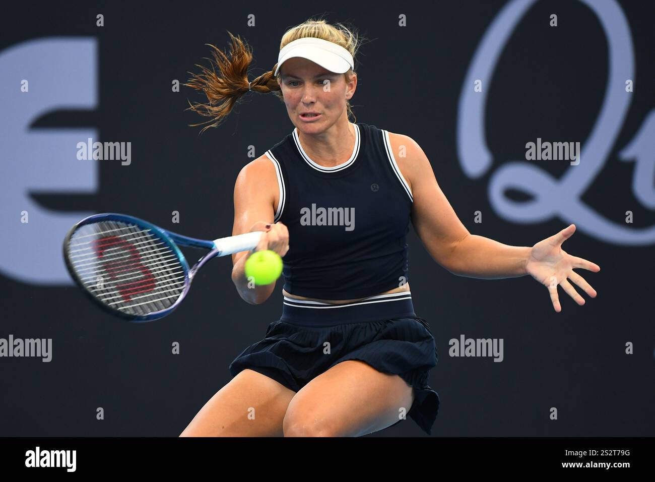 Brisbane, Australia. 29th Dec, 2024. Maddison Inglis of Australia plays ...