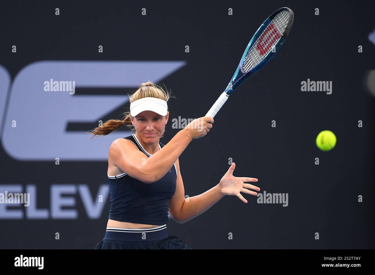 Brisbane, Australia. 29th Dec, 2024. Maddison Inglis of Australia plays ...