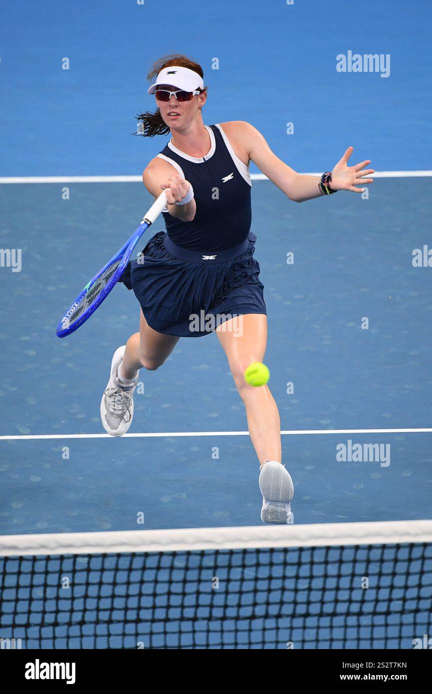 Brisbane, Australia. 29th Dec, 2024. Maya Joint of Australia plays a ...