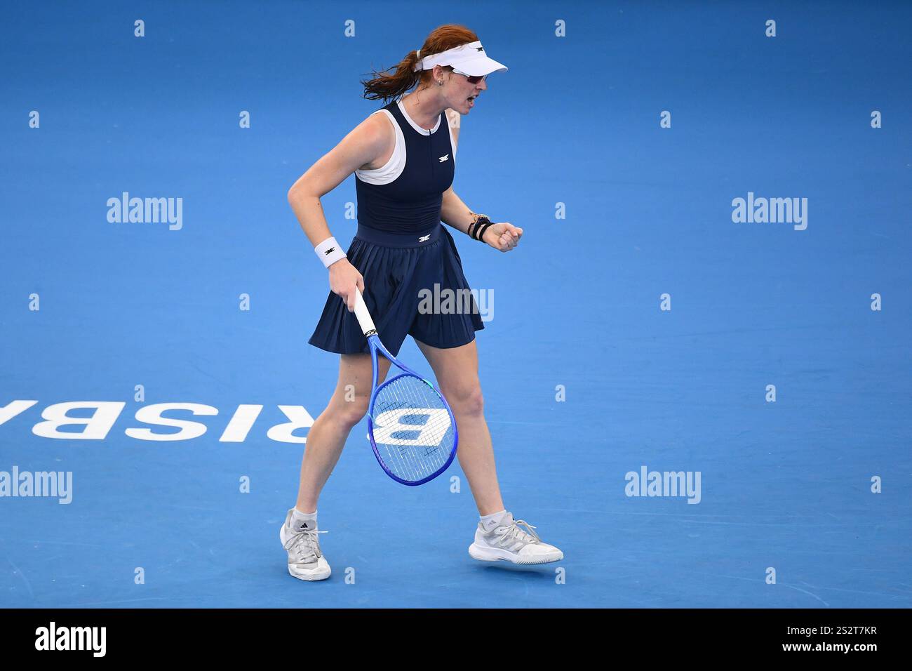 Brisbane, Australia. 29th Dec, 2024. Maya Joint of Australia reacts ...