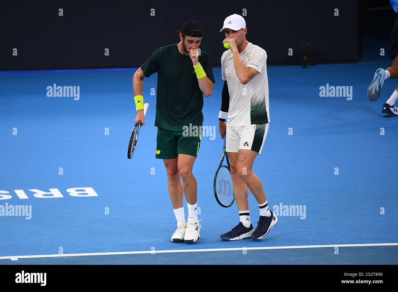 Brisbane, Australia. 29th Dec, 2024. Jordan Thompson and Chris O ...