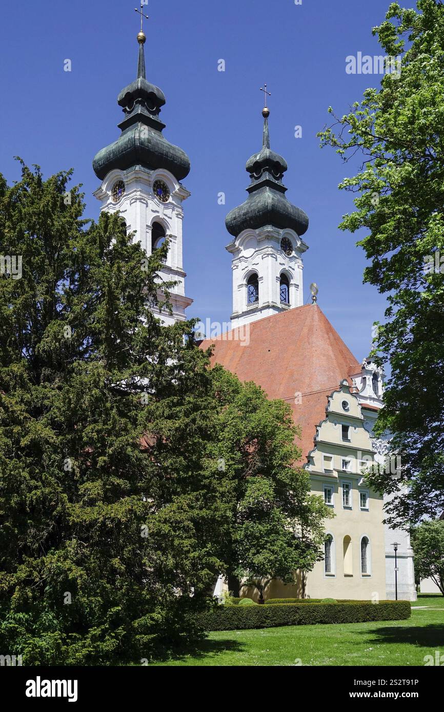 Baroque former Benedictine Abbey Zwiefalten Monastery, Swabian Alb ...