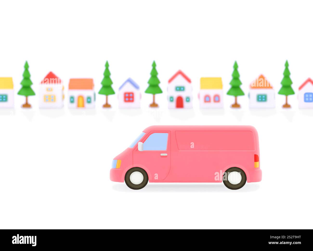 Pink trees Cut Out Stock Images & Pictures - Alamy