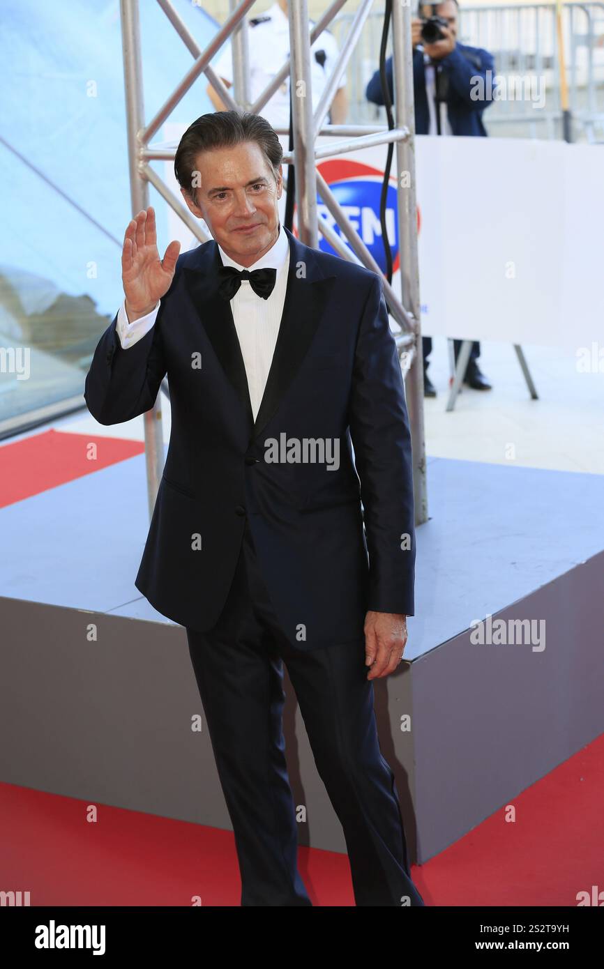 Kyle MacLachlan, leading actor in the series Twin Peaks, Nymphes d'Or ...