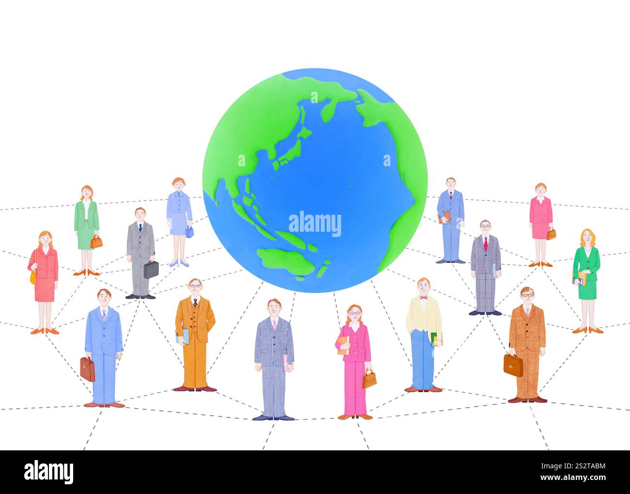 Foreign office staff Cut Out Stock Images & Pictures - Alamy