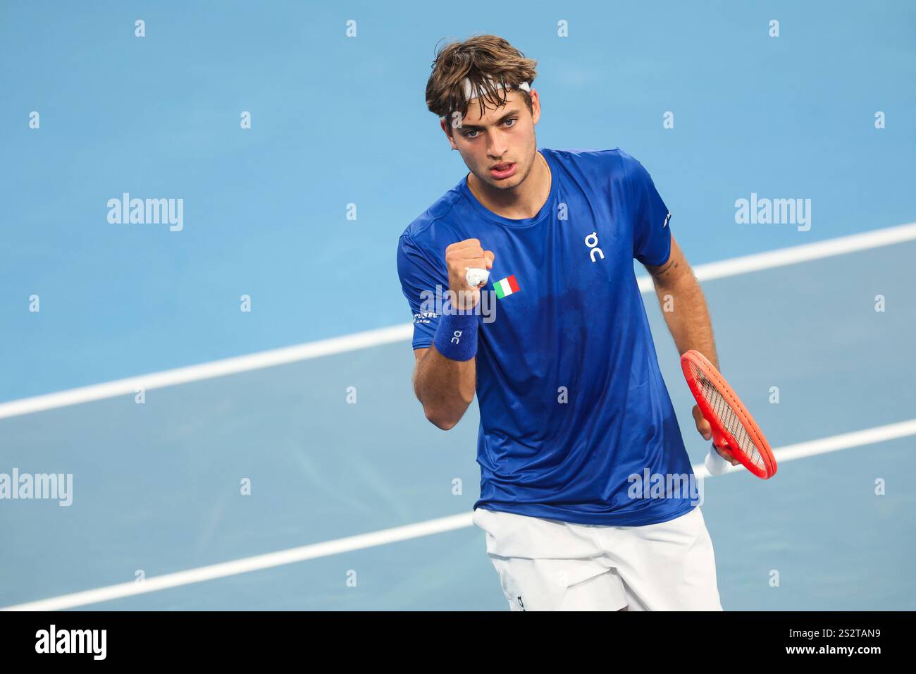 Sydney, Australia. 29th Dec, 2024. Flavio Cobolli of Team Italy ...