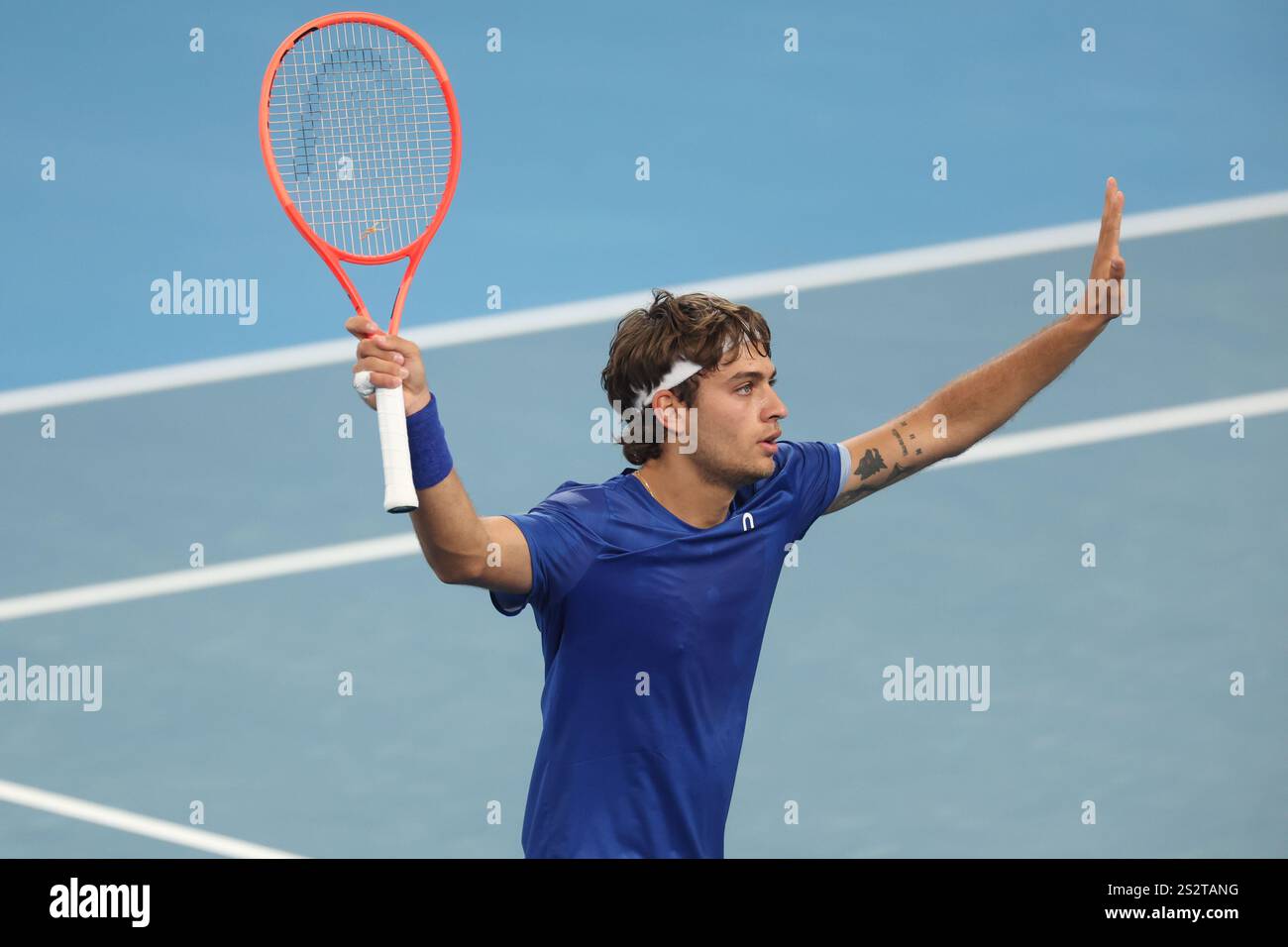 Sydney, Australia. 29th Dec, 2024. Flavio Cobolli of Team Italy ...