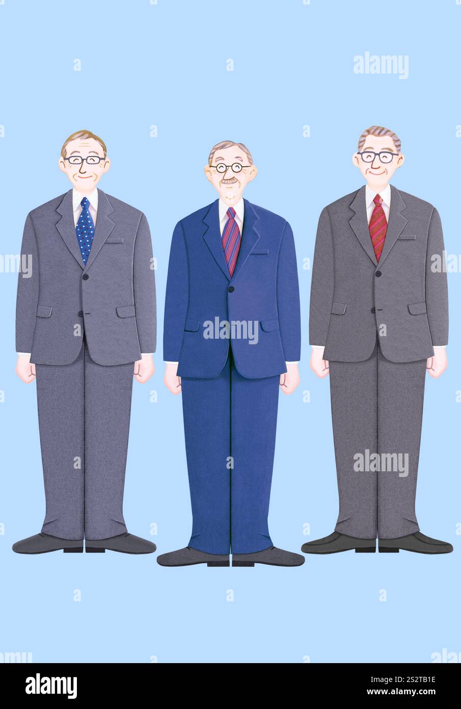 3 senior businessmen Stock Photo - Alamy