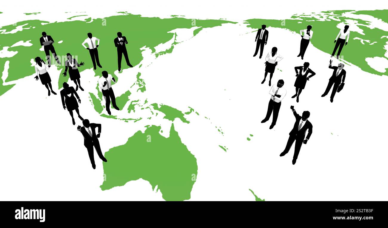 Global silhouette Cut Out Stock Images & Pictures - Alamy