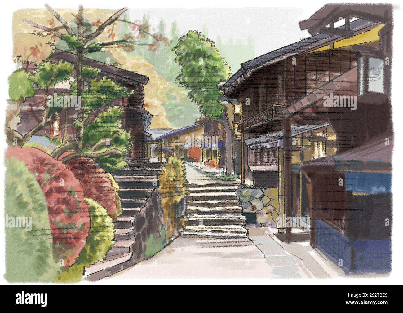 Period landscape painting Cut Out Stock Images & Pictures - Alamy