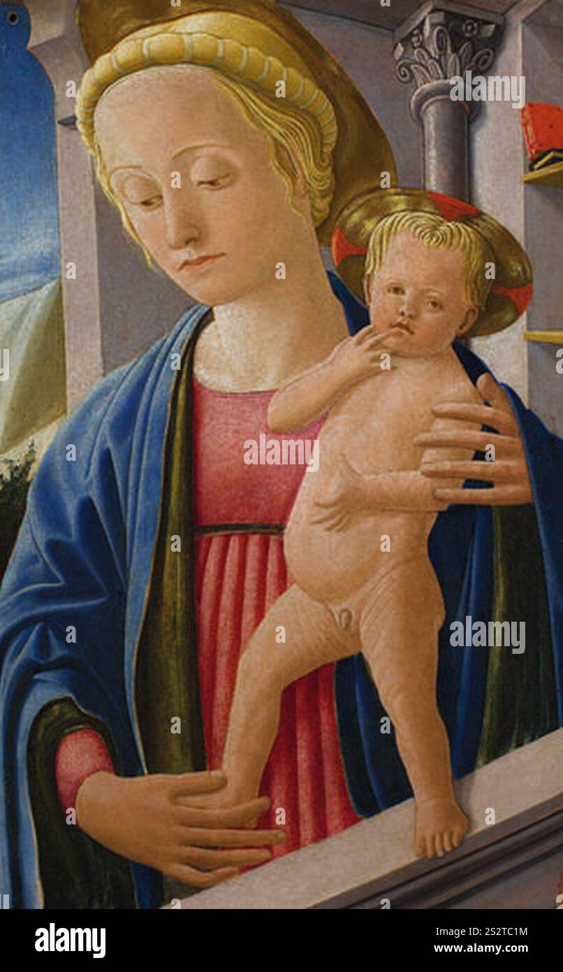Fra Carnevale - Madonna con il Bambino, 1445-1450 circa, 81LC00231 Stock Photo - Alamy
