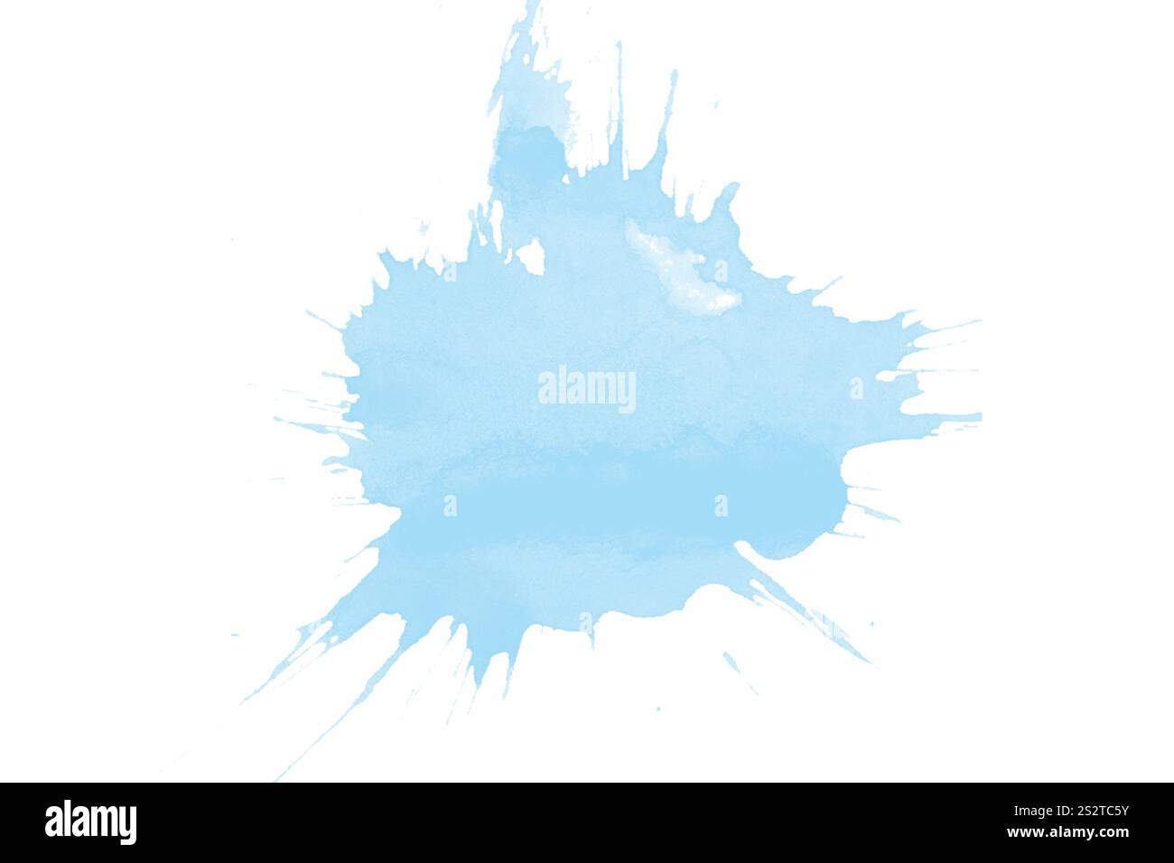 Pale blue watercolour Cut Out Stock Images & Pictures - Alamy