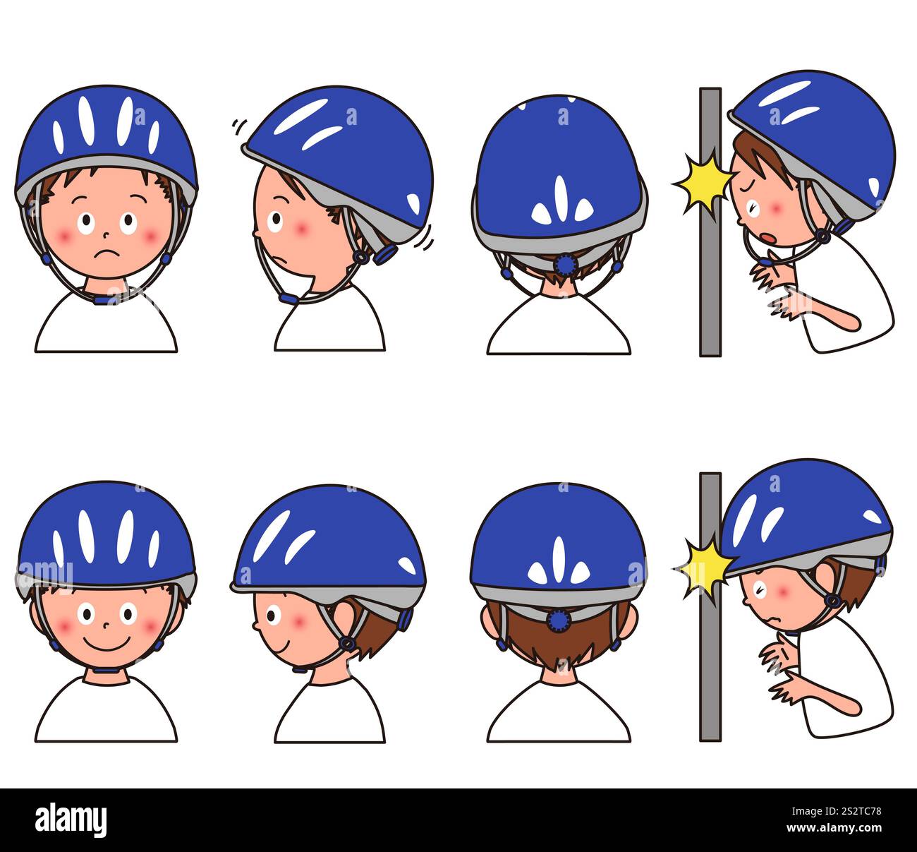 Correct way to wear a bicycle helmet Boys Stock Photo - Alamy Correct way to wear a bicycle helmet Boys Stock Photo - Alamy